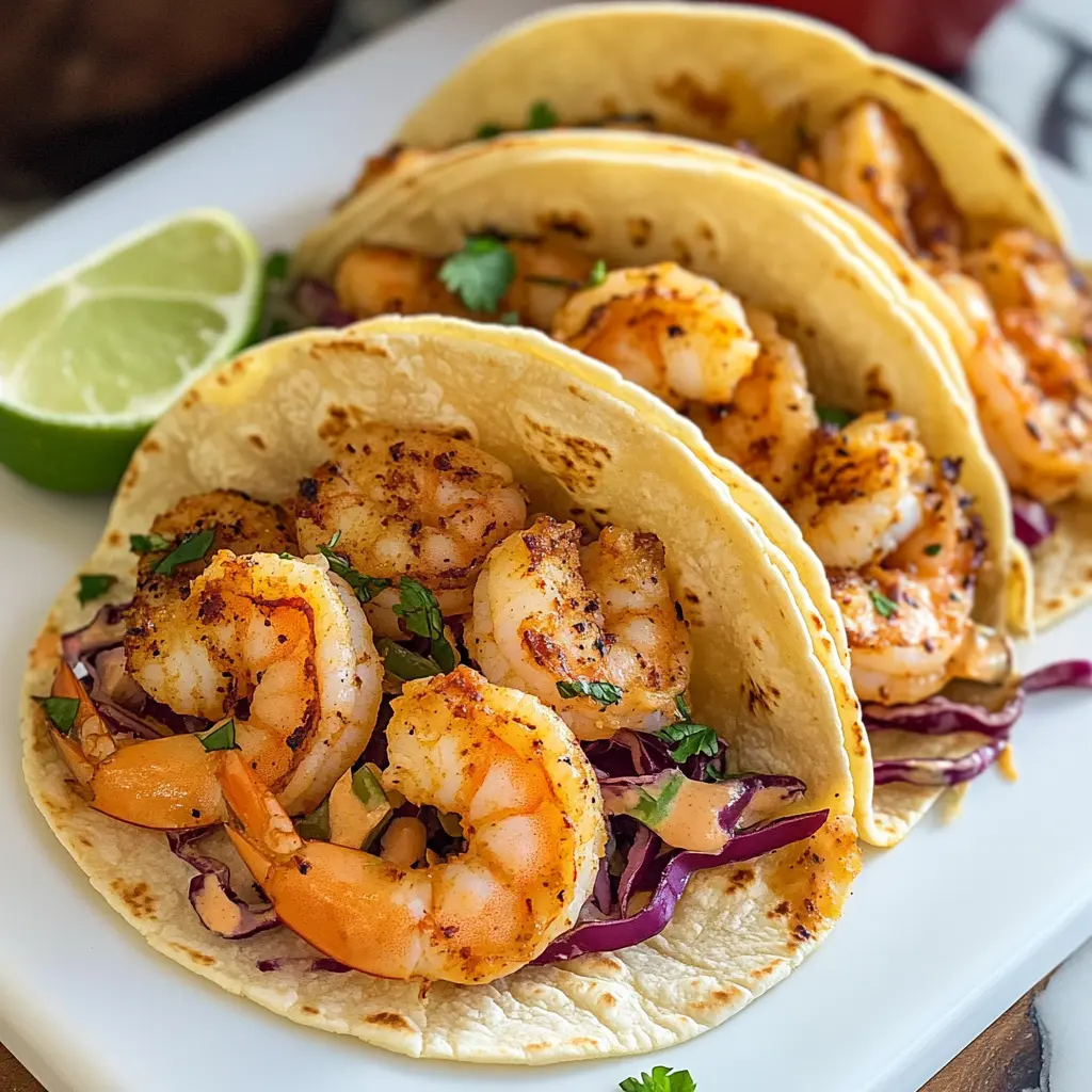 Easy Shrimp Tacos Recipe - Family Table Vibes
