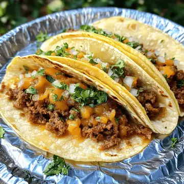 Easy Cheesy Beef Tacos – Family Table Vibes
