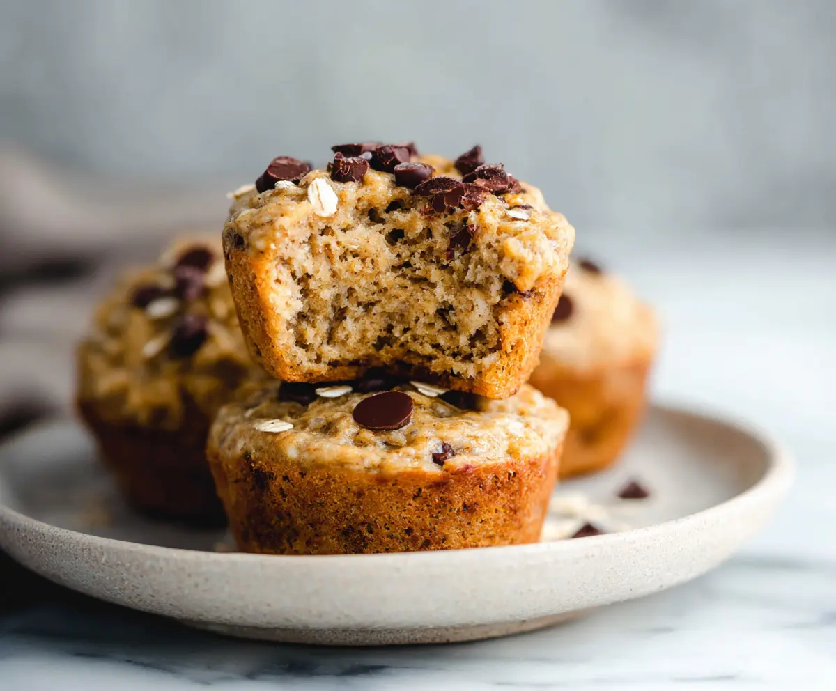 Healthy Cottage Cheese Oatmeal Blender Muffins Recipe